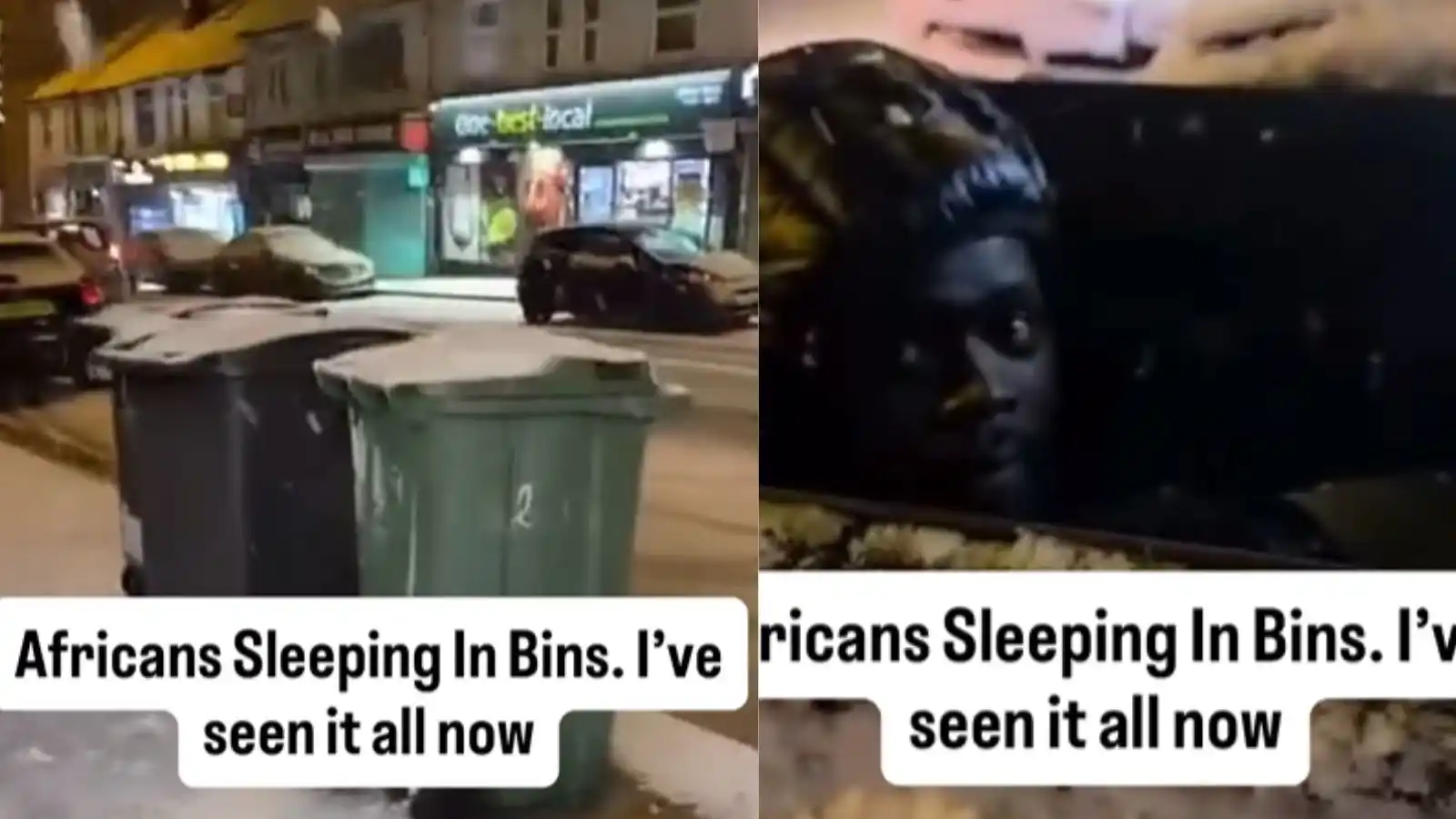 'This is disgusting': Nigerians and other Africans spotted sleeping ...