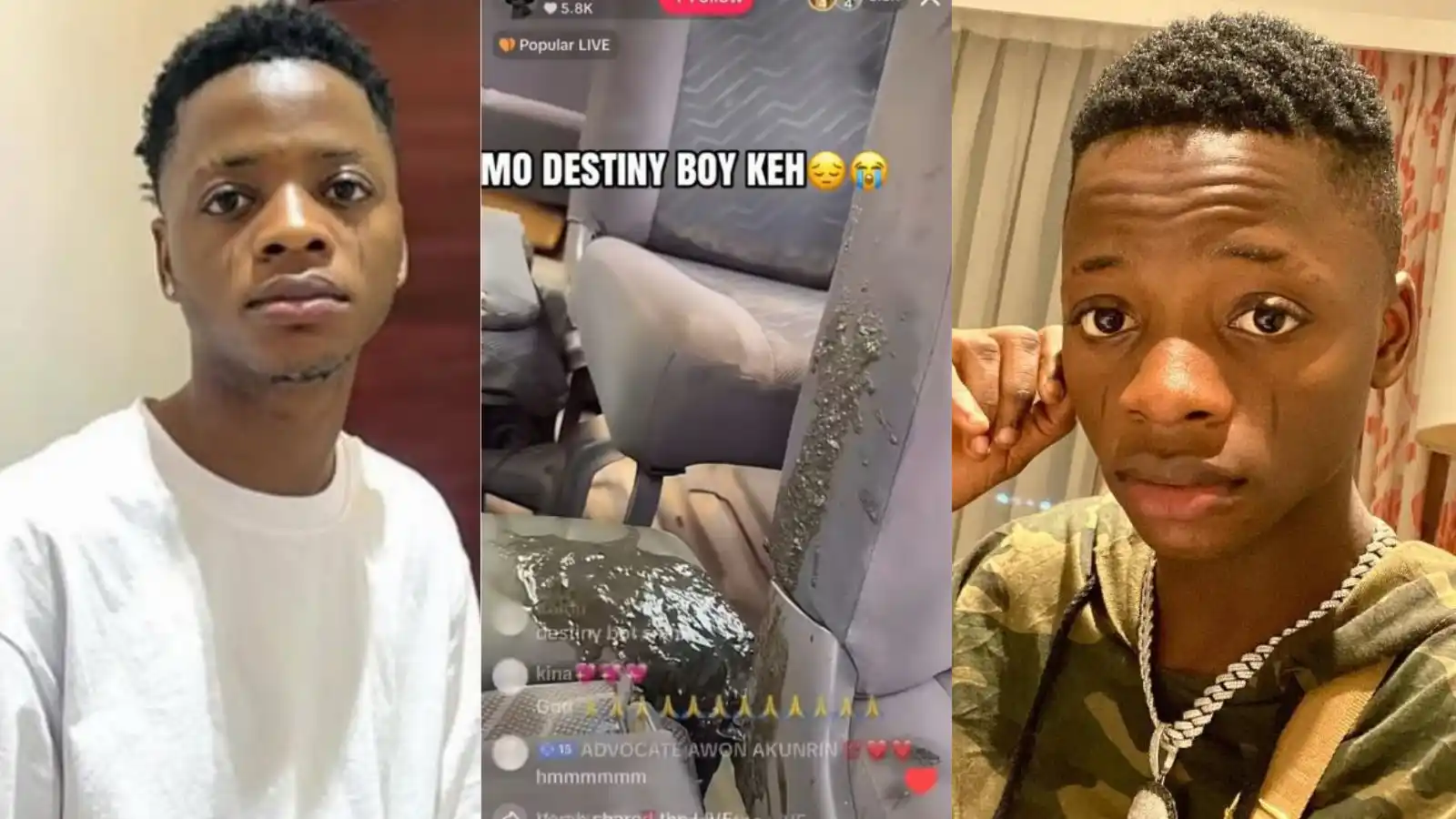 'Too much concoction?': Trending clip shows what singer Destiny Boy ...